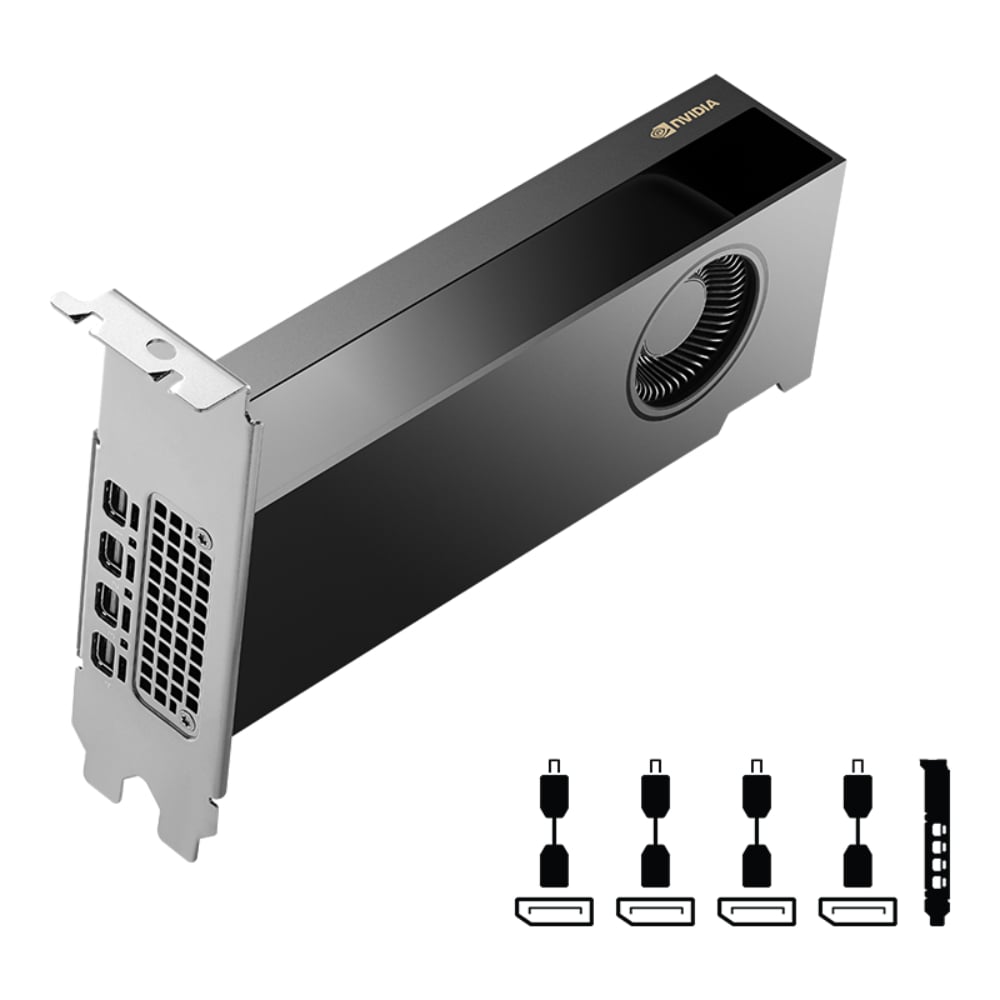 PNY NVIDIA RTX 2000 Ada Graphic Card - 16 GB GDDR6 - 7680 x 4320 - 128 ...