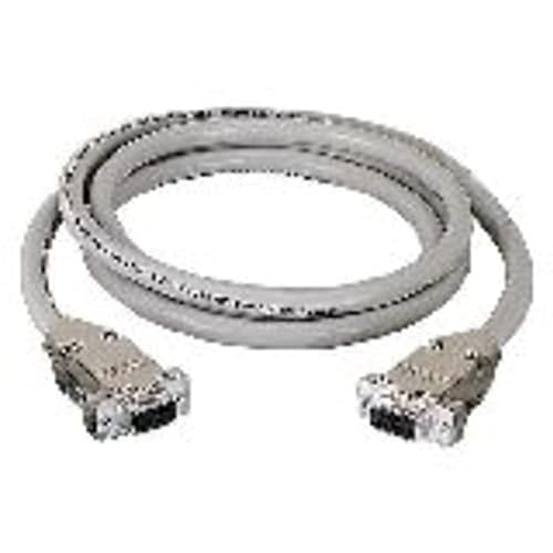 Black Box Corporation 10-FT RS232 Shielded Cable Metal Hood DB9 Male/M ...