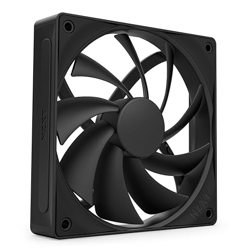 NZXT F120Q, 120mm Quiet Airflow PC Case Fan, Intake or Exhaust, Chamfe ...