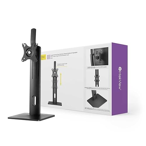 IntekView Freestanding Simple Monitor Stand Easy Adjustment ...
