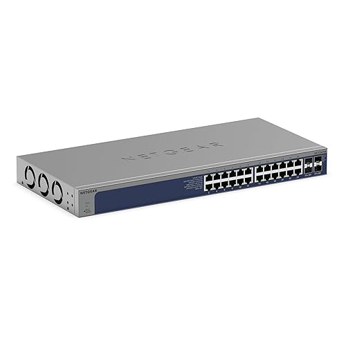 NETGEAR 28-Port 10G/Multi-Gigabit Ethernet Smart Switch (XS724TM) - Ma ...