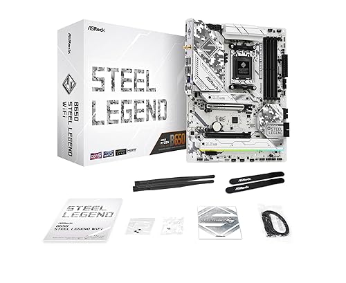 ASRock B650 STEEL LEGEND WIFI Gaming Desktop Motherboard - AMD B650 Ch ...