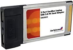 StarTech.com 2 Port CardBus Laptop USB 2.0 PC Card Adapter ...
