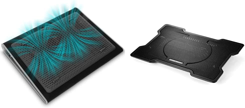 Targus 17 inch Dual Fan Lap Chill Mat - Soft Neoprene Laptop Cooling P ...