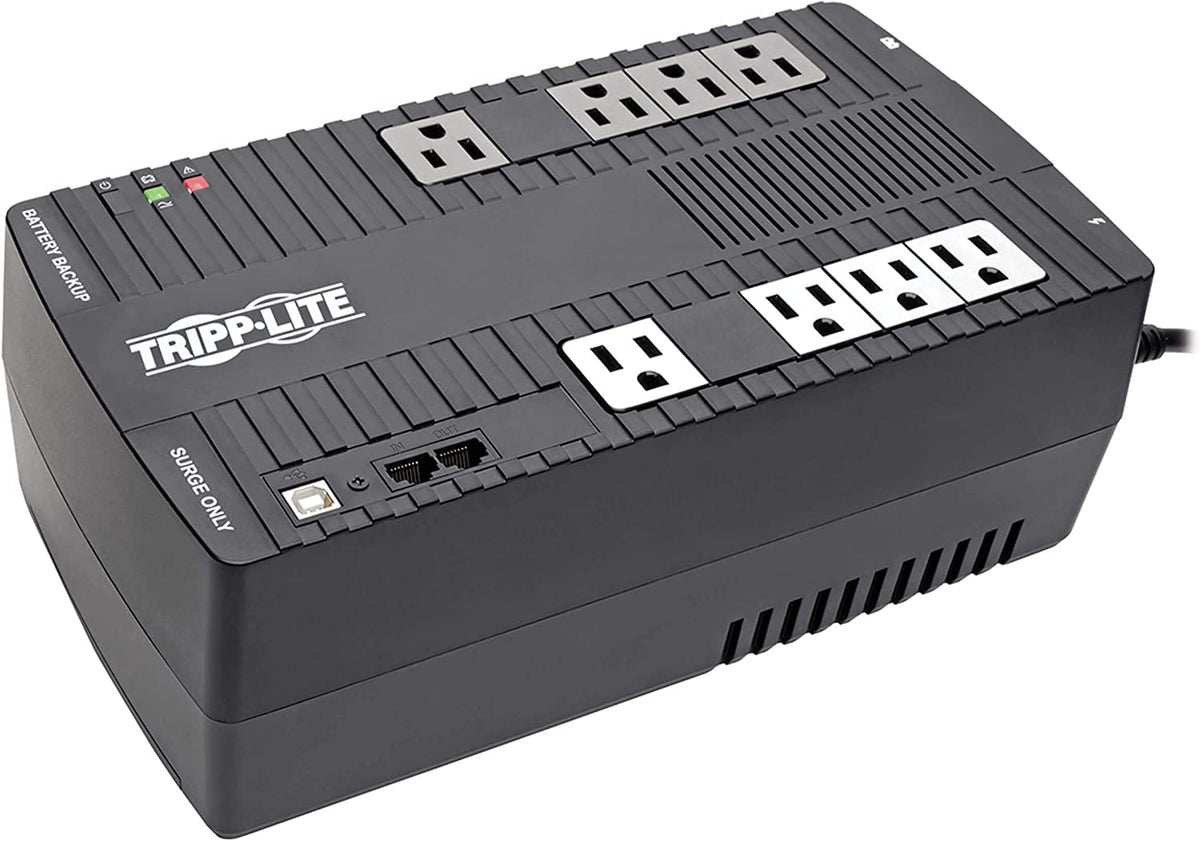 Tripp Lite 700VA UPS Battery Backup, 350W AVR Line Interactive, USB, U ...