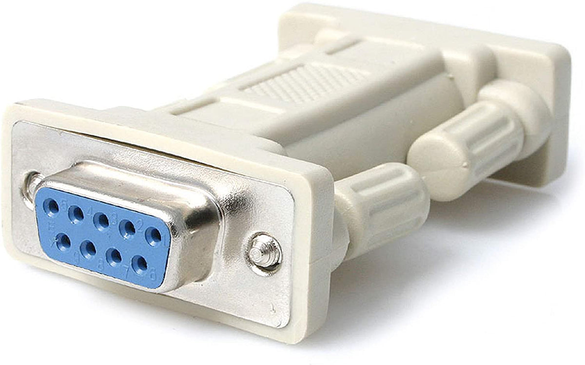StarTech.com DB9 RS232 Serial Null Modem Adapter - F/F - Null modem ad ...