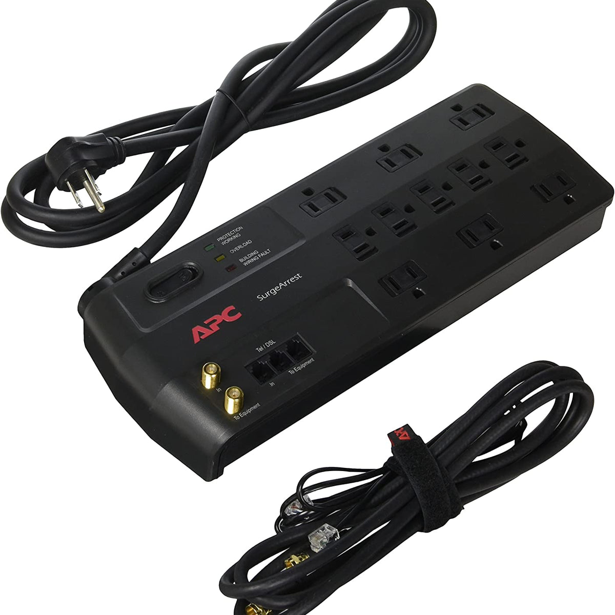 APC P11VT3 11-Outlet Performance SurgeArrest Surge Protector (Telephon ...